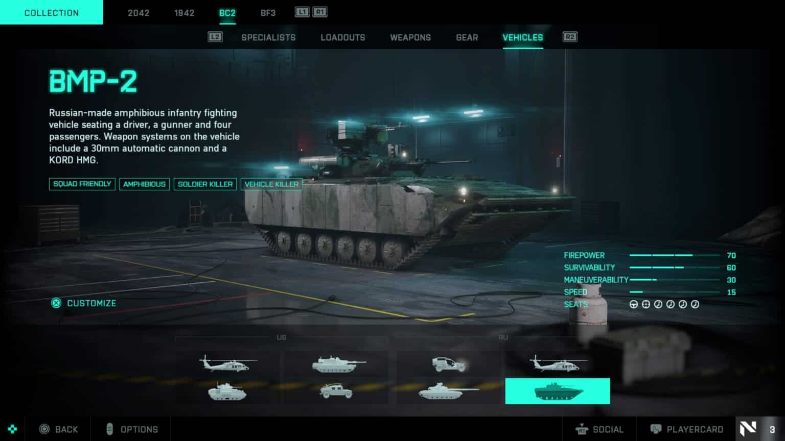 Battlefield 2042 All Vehicles List - Customize and How to Use Each