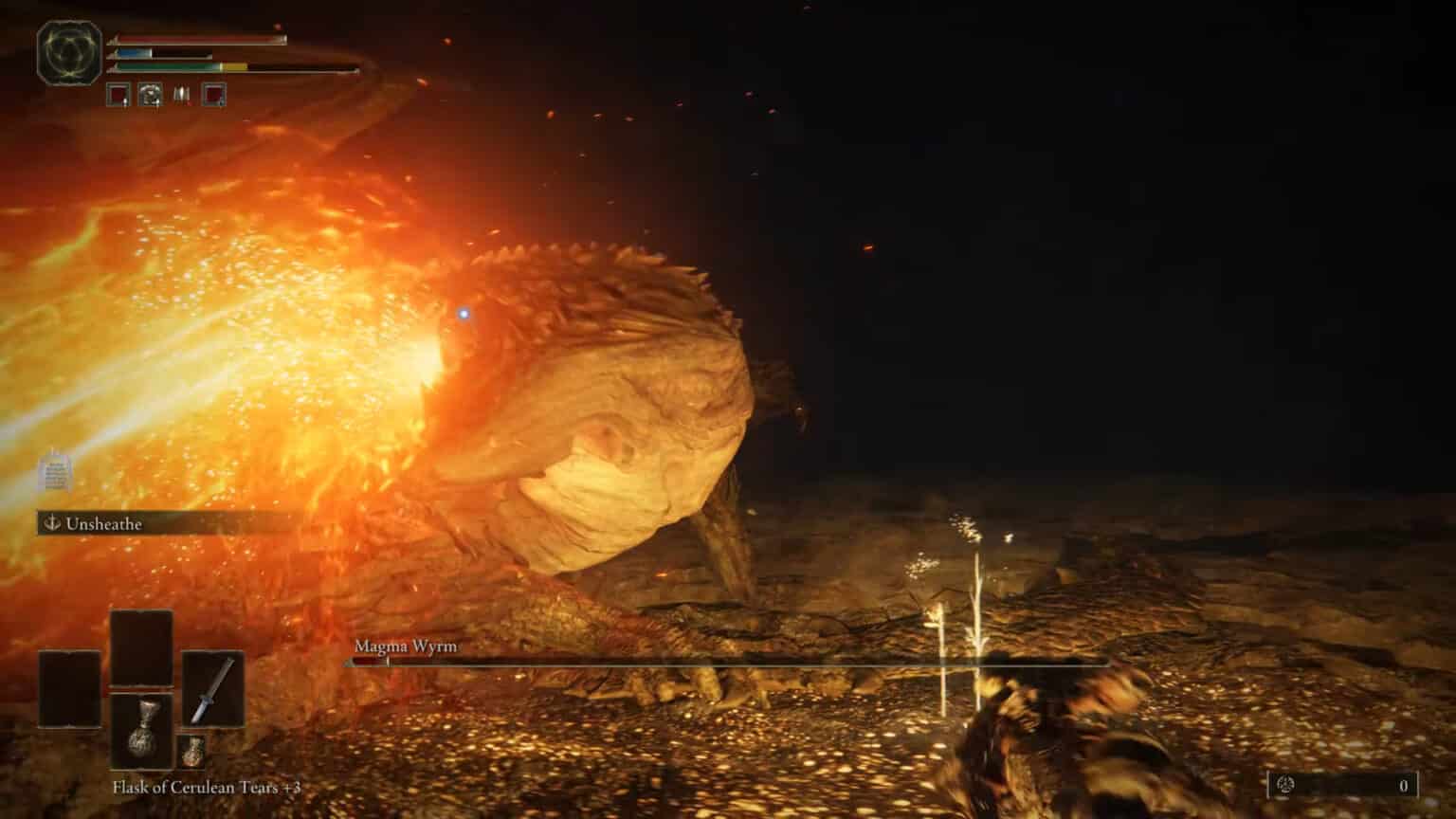 Elden Ring - How to Beat Magma Wyrm and Get Moonveil Guide