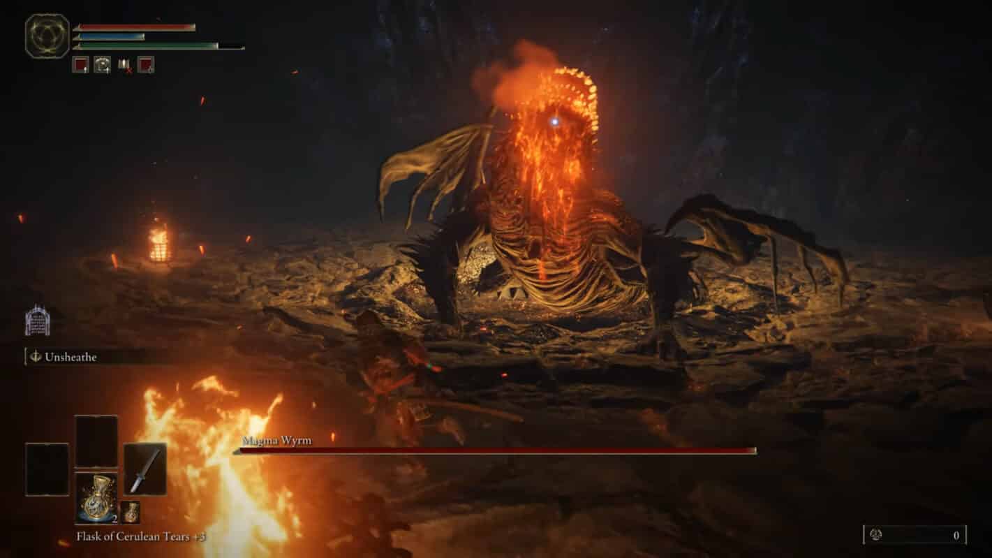 Elden Ring - How to Beat Magma Wyrm and Get Moonveil Guide