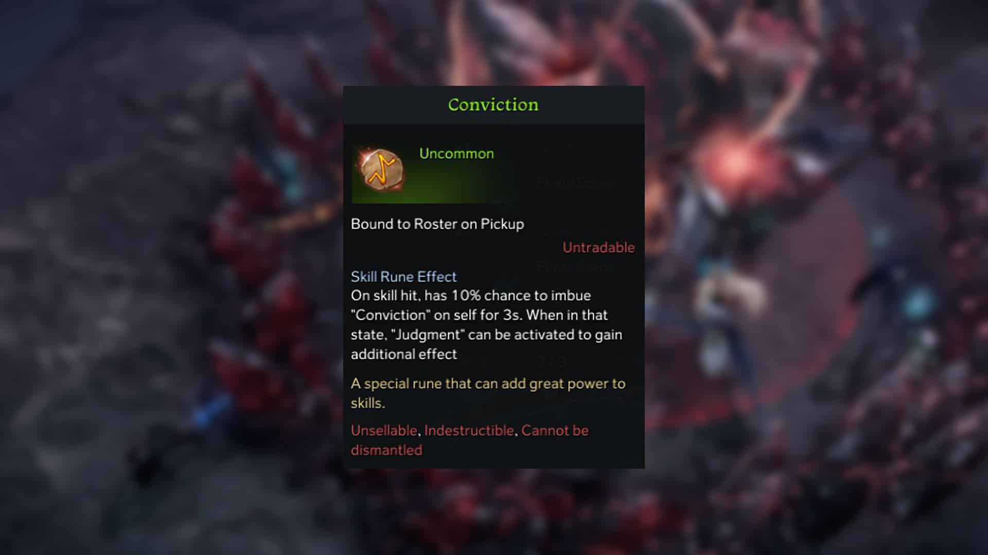 Lost Ark Conviction Skill Rune Guide