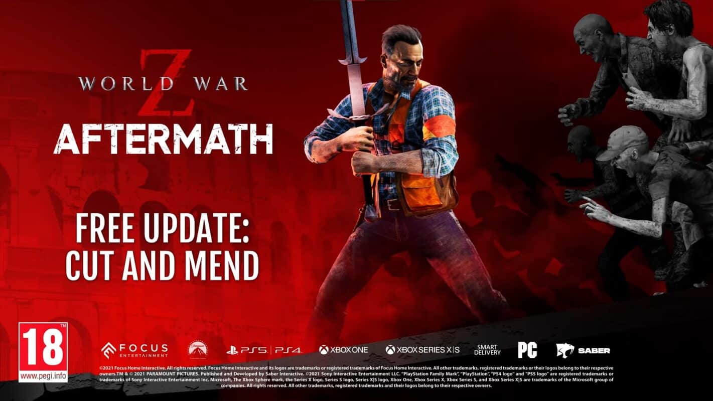 World War Z Aftermath Cut and Mend Major Free Update Now Available