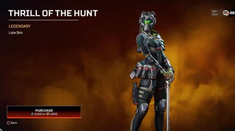 All Apex Legends Beast of Prey Event Skins and Pricing