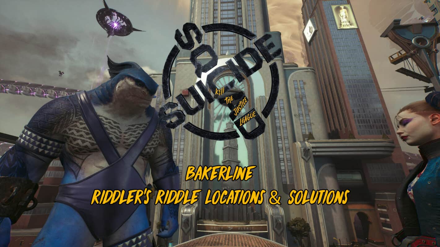 All 3 Bakerline Riddler Puzzle Locations & Solutions – Suicide Squad ...