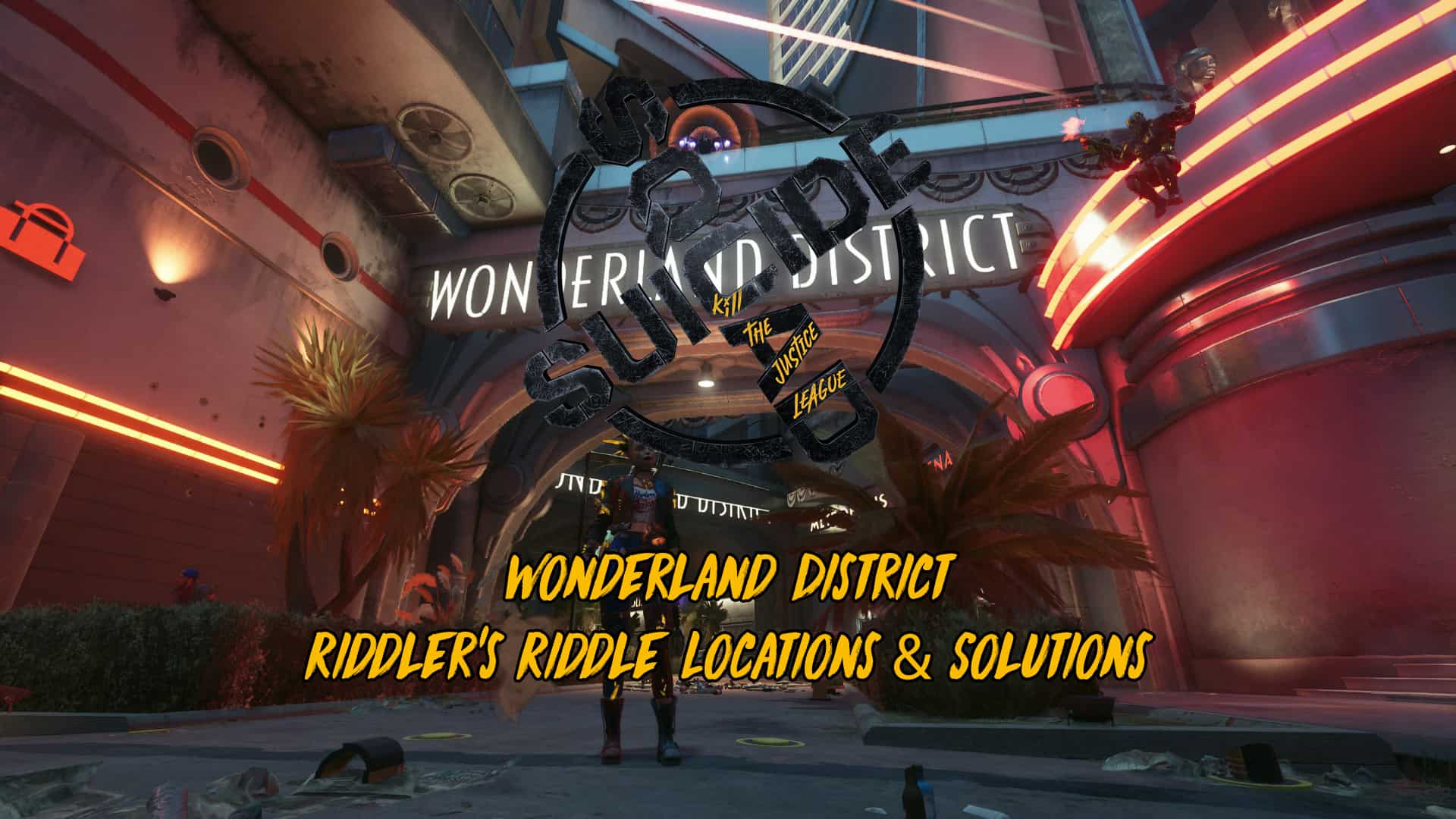 All 3 Wonderland District Riddler Puzzle Locations & Solutions ...